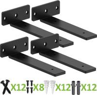 China Floating Shelf Bracket Hidden Invisible L Brackets Heavy Duty Cast Iron Industrial Supports Brackets for Shelves for sale