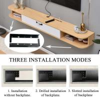 China Triangle Bracket Heavy Duty TV Cabinet Hanging Shelf Brackets with Conceal Suspension for sale