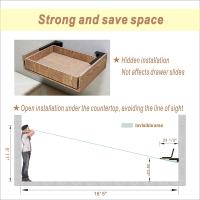 China Home Improvement Heavy Duty L-shaped Suspension Cabinet Support Brackets for Cabinets for sale