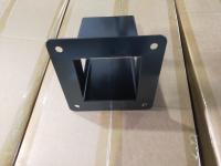 China Power Coated 4X4 Metal Post Anchor for Pergola Gazebo 3-Way Right Angle Corner Bracket for sale