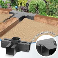China 4x4 and 6x6 Summerhouse Patio Modular DIY Kit with 3-Way Straight Corner Bracket for sale
