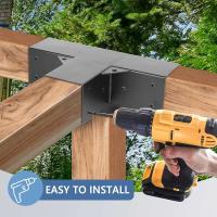 China 4x4 and 6x6 Summerhouse Patio Modular DIY Kit with 3-Way Straight Corner Bracket for sale