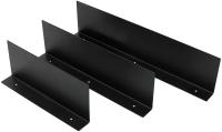 China 2mm Thickness Matte Black Floating Shelves for Storage and Decoration Sample Offered for sale