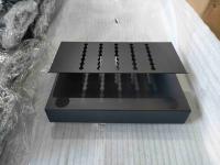 China Desk Side Storage and Laptop Holder Metal Under Desk Cable Management Tray with Clamp for sale