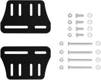China Steel Heavy Duty Wood Bed Rail Hook Plates for Headboard and Footboard 2.5mm Thickness for sale