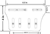 China Steel Heavy Duty Wood Bed Rail Hook Plates for Headboard and Footboard 2.5mm Thickness for sale