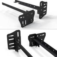 China Steel Heavy Duty Wood Bed Rail Hook Plates for Headboard and Footboard 2.5mm Thickness for sale