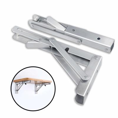 China White K Shaped Stainless Bracket Folding Floating Shelf Mounting Brackets 1.5mm Thick for sale