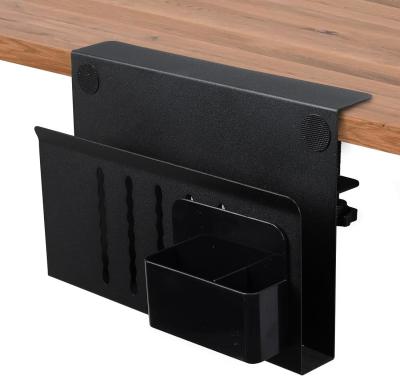 China Customized Logo Print No Drill Hanging Clamp On Side Desk Organizer for File Storage for sale