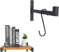 China Powder Coated Heavy Duty Rustic Shelf Brackets Decorative Shelving Shelf Supports for Sturdy Shelves for sale