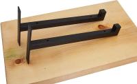 China Powder Coated Heavy Duty Rustic Shelf Brackets Decorative Shelving Shelf Supports for Sturdy Shelves for sale