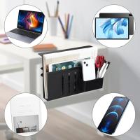 China Customized Logo Print No Drill Hanging Clamp On Side Desk Organizer for File Storage for sale