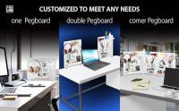 China Clamp-on Desk Pegboard Standing Desk Accessories for Privacy Panel Work Desk Organize for sale