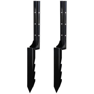 China Provides Additional Support for Tilted or Broken Fence Posts Heavy Duty Iron Anchor for sale