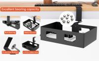 China Organize Your Workstation with Cable Management Tray and Under Desk Swivel Organizer for sale