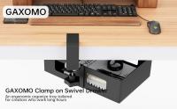 China Organize Your Workstation with Cable Management Tray and Under Desk Swivel Organizer for sale