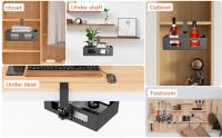 China Organize Your Workstation with Cable Management Tray and Under Desk Swivel Organizer for sale