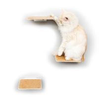 China Standard Copper Cat Wall Plate Shelves Steps for Wall Mounted Cat Scratching Platform for sale