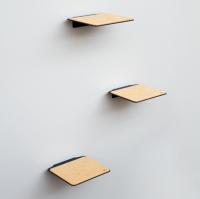 China Standard Copper Cat Wall Plate Shelves Steps for Wall Mounted Cat Scratching Platform for sale