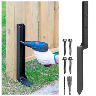 China Fence Post Repair Kit 4''x4'' Heavy Duty Steel Anchor for Repairing Damaged Posts for sale