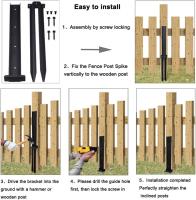 China Reinforcement Fixer Anchor Ground Spike for Repairing Tilted/Broken Wood Fence Post for sale
