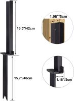 China Reinforcement Fixer Anchor Ground Spike for Repairing Tilted/Broken Wood Fence Post for sale