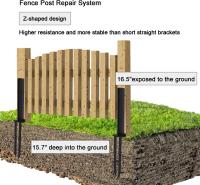 China Reinforcement Fixer Anchor Ground Spike for Repairing Tilted/Broken Wood Fence Post for sale