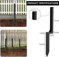 China ISO9001 2008 Certified Ground Spike for Repairing Tilted/Broken Wood Fence Posts for sale