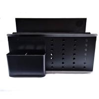 China Functional Design Double-Deck Hanging Desk Laptop Organizer with Magnetic Pen Holder for sale