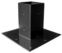 China Hot Dip Galvanized Finish Fence Post Support with Pole Anchor and Surface Mount Support for sale