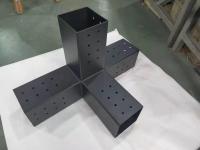 China Hot Dip Galvanized Finish Fence Post Support with Pole Anchor and Surface Mount Support for sale