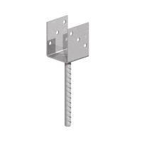 China Hot Dip Galvanized Finish Fence Post Support with Pole Anchor and Surface Mount Support for sale