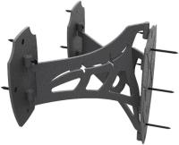 China Standard Wall Mount Skull Hooker with 8-inch Swing Arm Game Steel Dual Shoulder Mount for sale