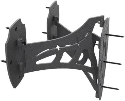 China Standard Wall Mount Skull Hooker with 8-inch Swing Arm Game Steel Dual Shoulder Mount for sale