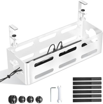China Functional Design Multifunctional Metal Cable Management Box for Desk Cord Organizers for sale