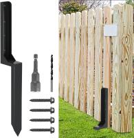 China Fence Post Repair Kit Wood Fence Post Repair Spike Stakes 4x4 Fence Post Anchor Ground Spike for sale