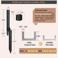 China Metal Fence Post Repair Stakes for Durable Support of Leaning or Decaying Fences for sale