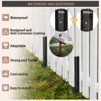 China Metal Fence Post Repair Stakes for Durable Support of Leaning or Decaying Fences for sale