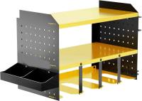 China Pegboard Power Tool Organzier Wall Mount Garage Utility Shelf for Cordless Tool Storage for sale