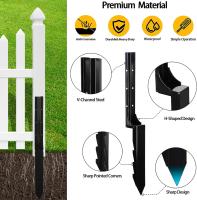 China Pressure Treated Wood Fence Post Repair Kit with Heavy Duty Metal Support Bracket for sale