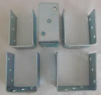 China 4mm Galvanised Shape Stamping Parts Post Fence Foot Anchors for Fixing and Connecting for sale