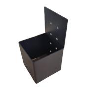 China Protect Your Fences with Heavy Duty Fence Post Bases and Triangle Bracket Structure for sale
