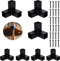China Upgrade Your Pergola Game with 3-Way Right Angle Corner Extension Bracket 6*6 Arbours for sale