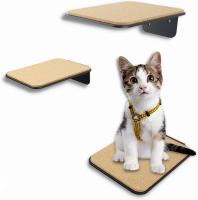 China 3mm Thickness Black Powder Coated Corner Steps Wall Mount Cat Bed for Multi-Cat Homes for sale