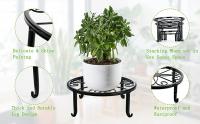 China Metal Hanging Bracket for Outdoor Heavy Duty Flower Pot Stands for Plant Engineering for sale