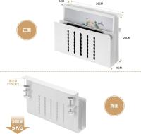 China Office Under Desk Storage Hanging Side Desk Organizer with Adjustable Laptop Holder Stand for sale