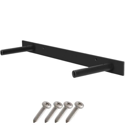 China Sample Heavy Duty Metal Steel Support Rod Wall Mounted Hidden Floating Shelf Brackets for sale