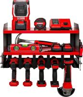 China Wall Mount Tool Organizer for Heavy Duty Metal Drill Holder and Cordless Tool Storage for sale
