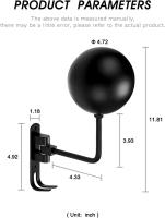 China Powder Coating Helmet Holder Metal Stand Wall Mounted Rack for Motorcycle Accessories for sale