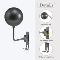China Powder Coating Helmet Holder Metal Stand Wall Mounted Rack for Motorcycle Accessories for sale